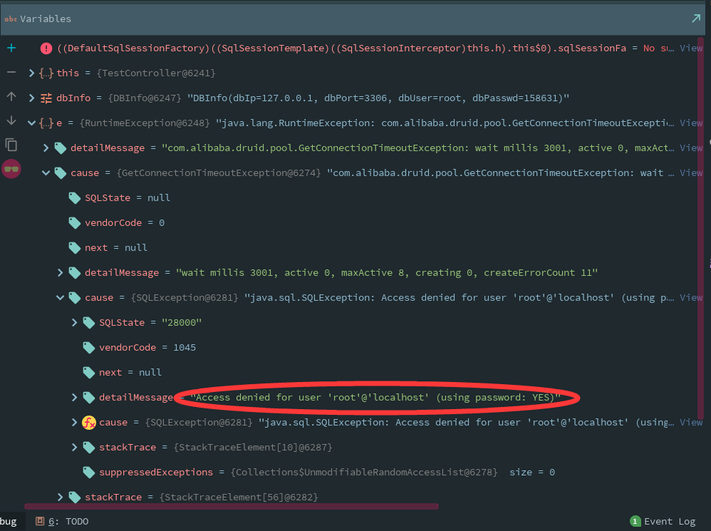 Druid无限重连与获取连接失败异常_create connection runtimeexception-CSDN博客