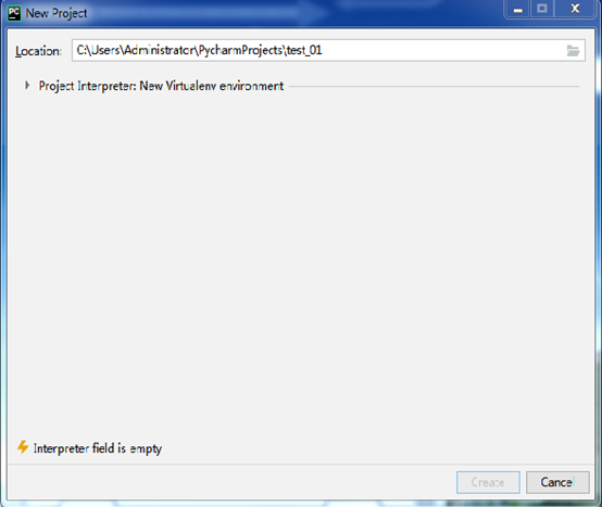 Pycharm启动后”create new project”后”create”按钮灰色（不能用）问题的解决_pycharm中create点了没有反应-CSDN博客