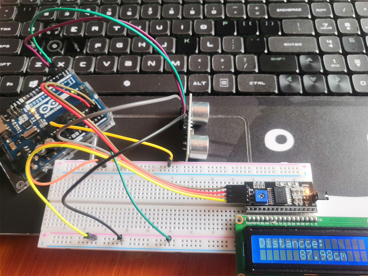 arduino之超声波测距仪的制作及源码分享_uno r3杜邦线是公对母么-CSDN博客