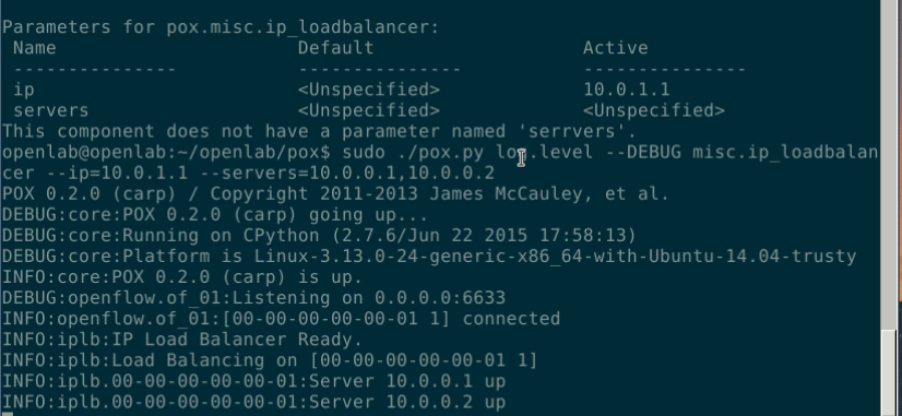 实验三-mininet+pox控制器实现负载均衡_mininet ryu 负载均衡-CSDN博客
