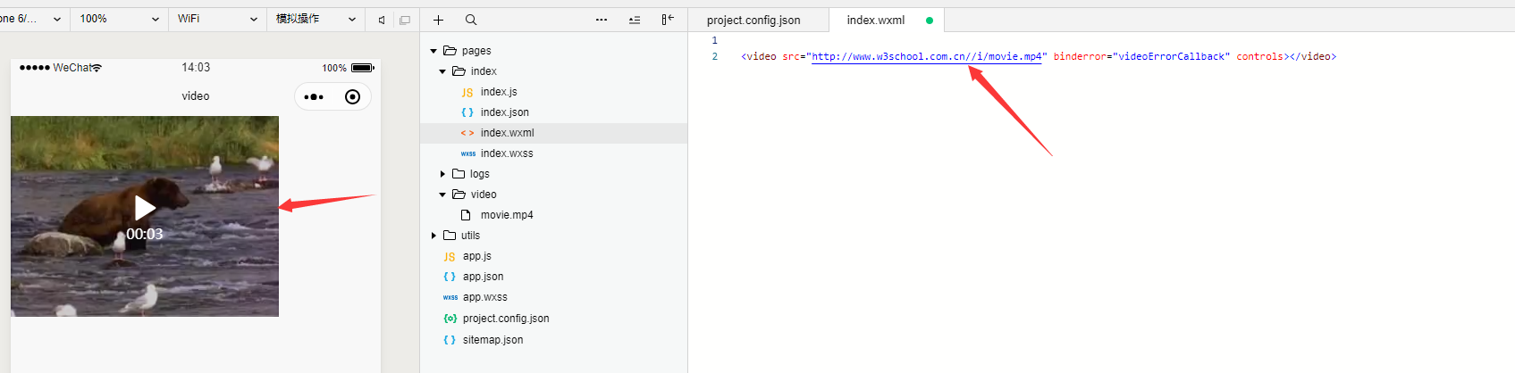 微信video组件视频错误信息 MEDIA_ERR_SRC_NOT_SUPPORTED_media err src not supported ...