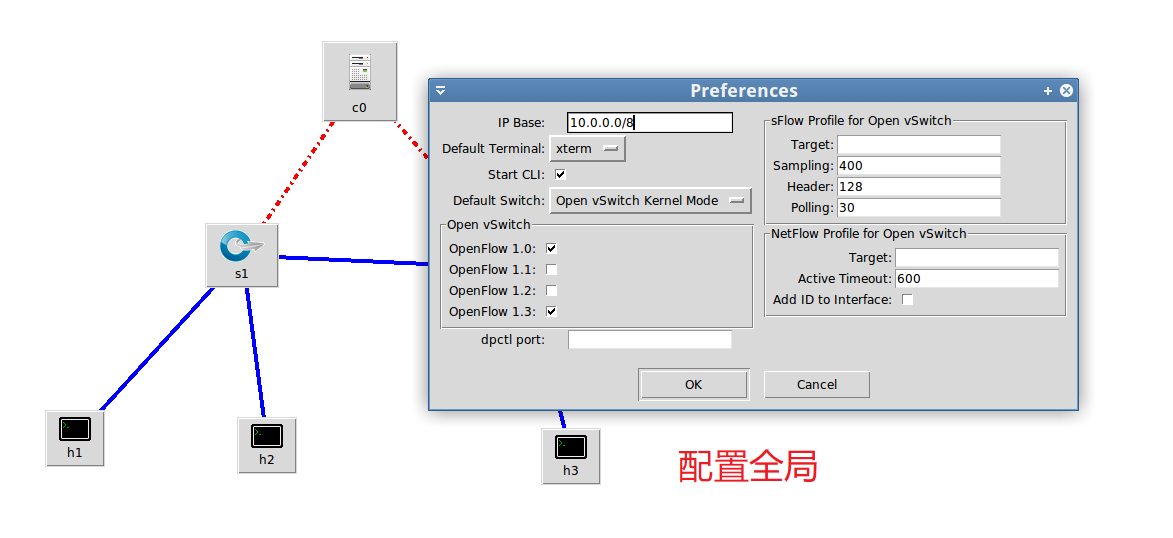 实验一 Mininet应用实践_getting hosts and switches.getting controller sele-CSDN博客