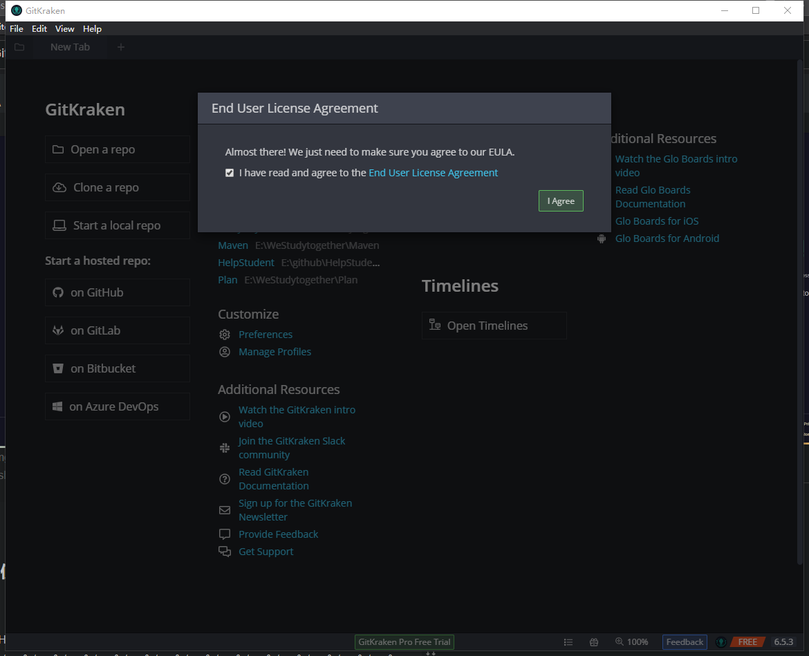 windows下gitkraken以及GitHub desktop的详细介绍_githubdesktop preferences-CSDN博客