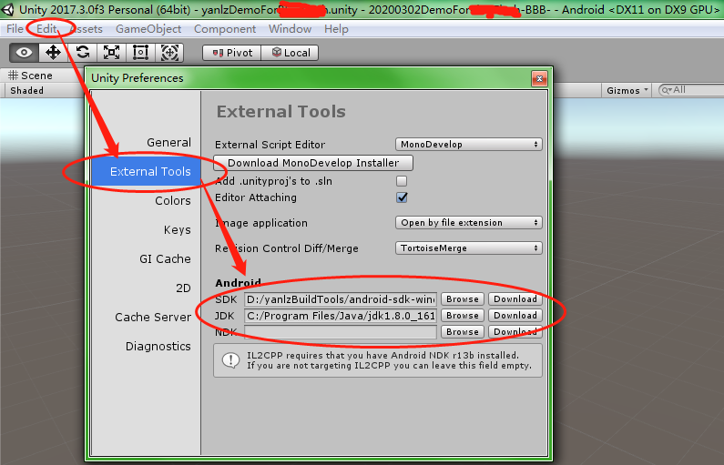 《Unity3d配置Android环境打包发布Apk流程》（Yanlz+VR云游戏+Unity+SteamVR+云技术+5G+AI+Apk+Android+JDK+Build+立钻哥哥 ...