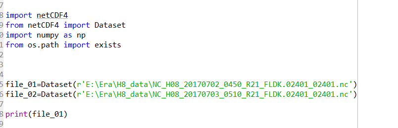 Himawari-8葵花数据的python读取和matlab读取_python打开葵花9文件-CSDN博客