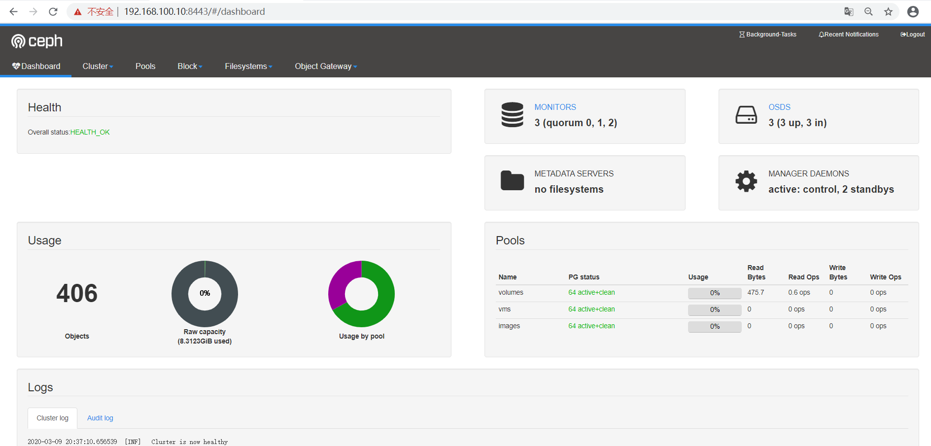 多节点openstack中部署CEPH文件系统_ceph对接ftp-CSDN博客