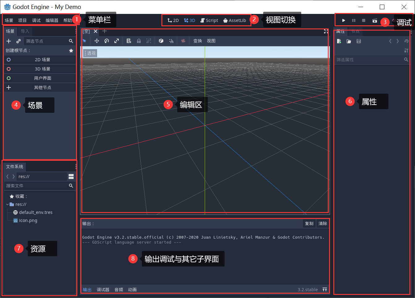 Godot基础教程01：安装与新建项目_godot手机版下载-CSDN博客