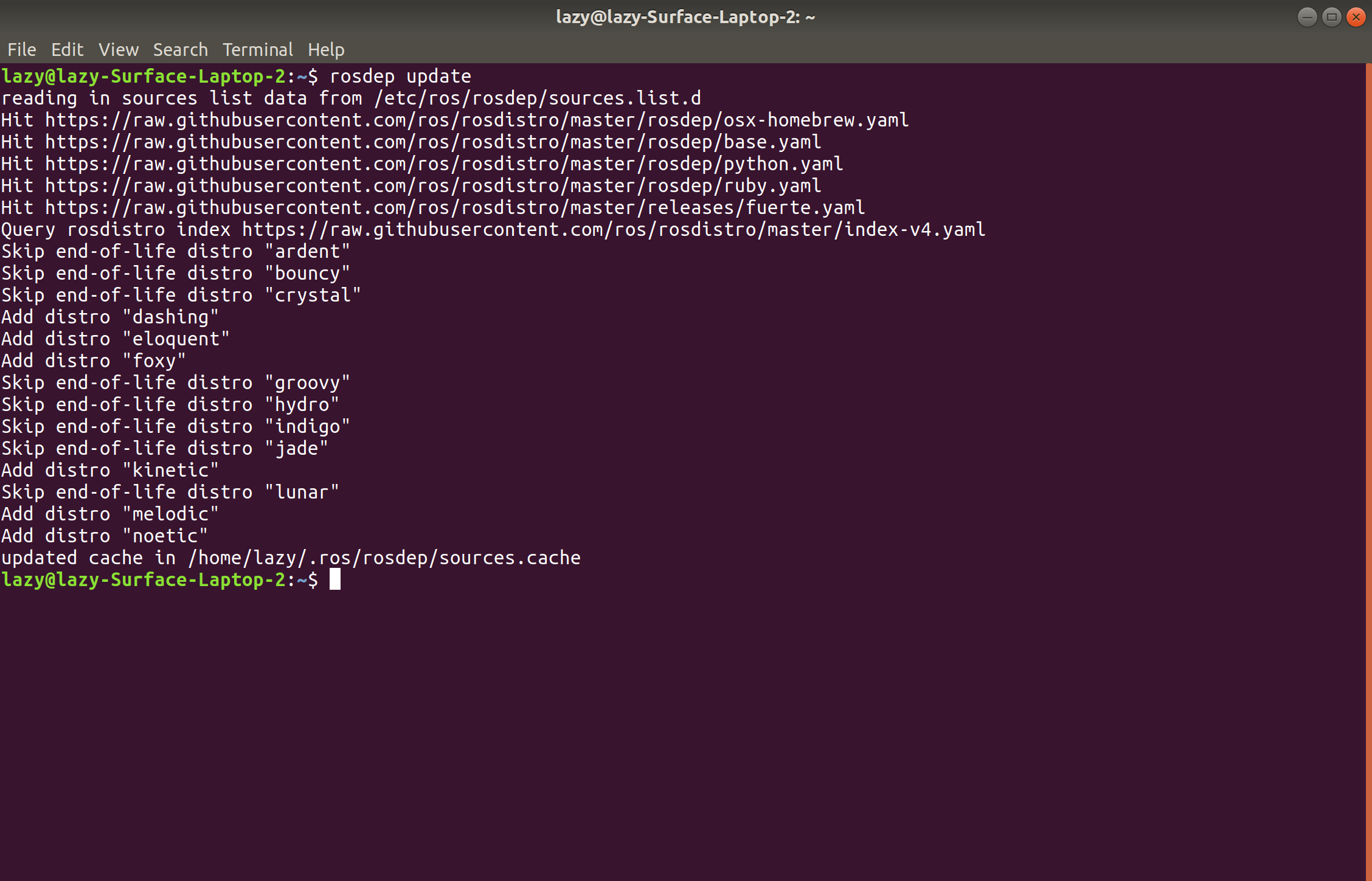 ROS安装过程遇到的问题及解决方法_python-wstool : depends: python-vcstools (>= 0.1.3-CSDN博客