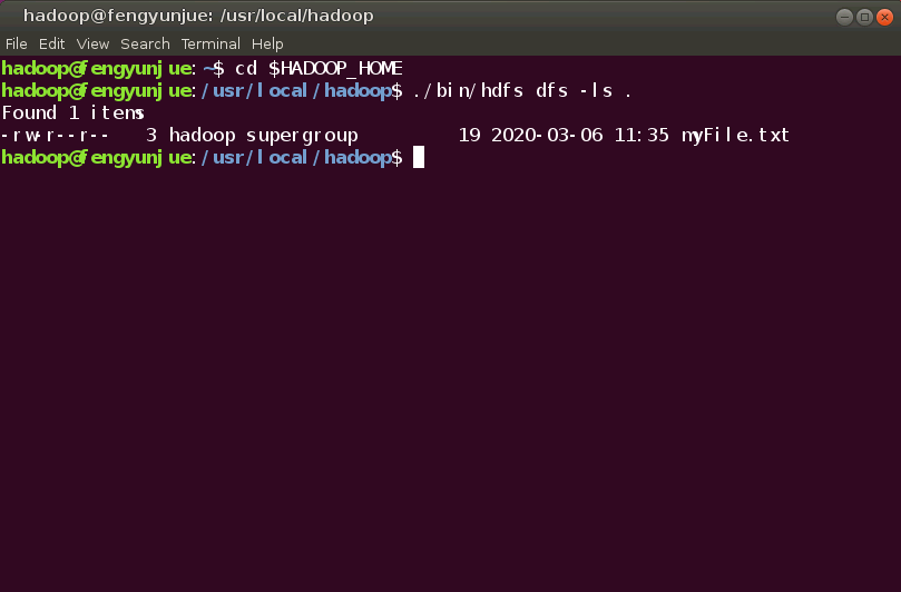 简单的HDFS操作_ubuntu16.04hdfs dfs -ls -d是什么意思-CSDN博客