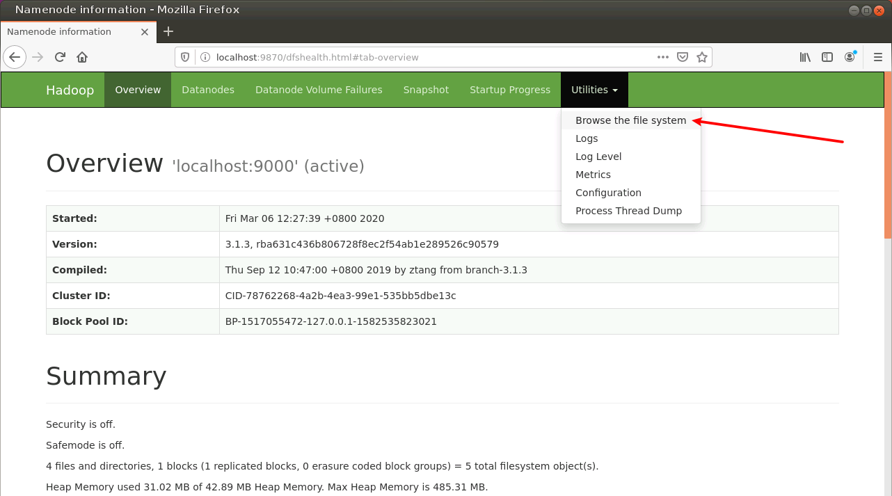 简单的HDFS操作_ubuntu16.04hdfs dfs -ls -d是什么意思-CSDN博客