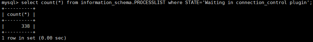 MySQL安全插件：Connection-Control Plugins 的利与弊_waiting in connection control-CSDN博客