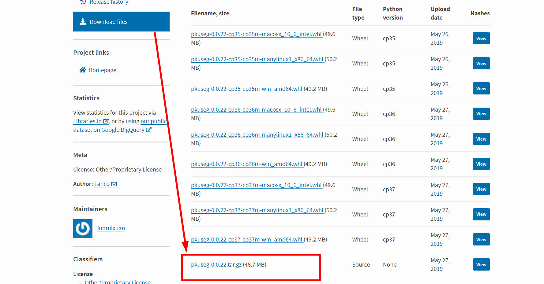 pkuseg中文分词包安装_pip install pkuseg报错-CSDN博客