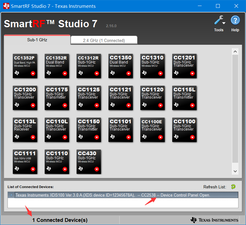 关于windows10 中TI Flash Programmer及SmartRF Studio使用过程中出现类似Enumeration ...