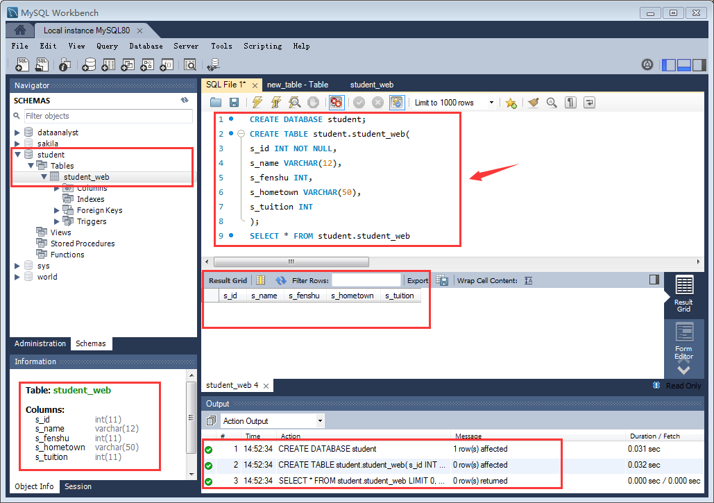 MySQL基本案例练习（1）_(1) 创建 student 表和 department 表 (2) 给 student 表添加列 -CSDN博客