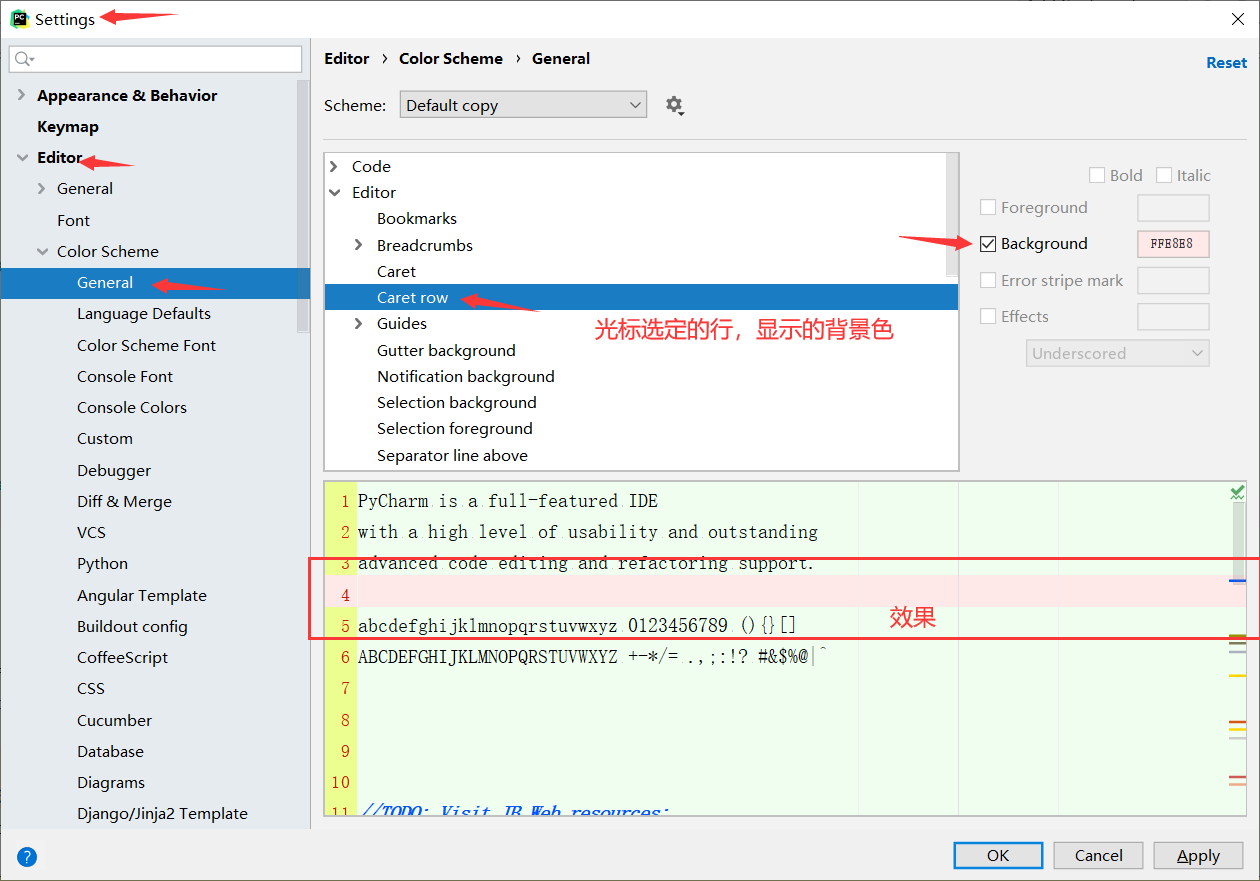 【实操教程】最简较全的Pycharm自定义配色教程_pycharm如何设置好看的代码颜色-CSDN博客