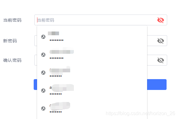 Vue 解决密码框 Input 中type Password 时,浏览器会回显之前保存的用户名和密码typepassword Csdn博客