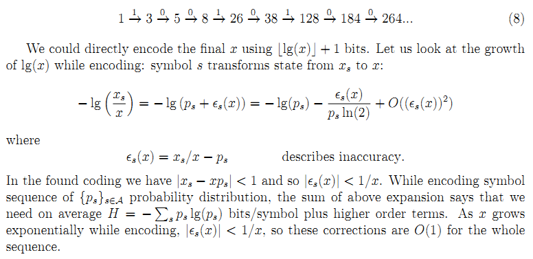 Asymmetric Numeral Systems 翻译 Asymmetric Numeral Systems Entropy Coding Combini Csdn博客