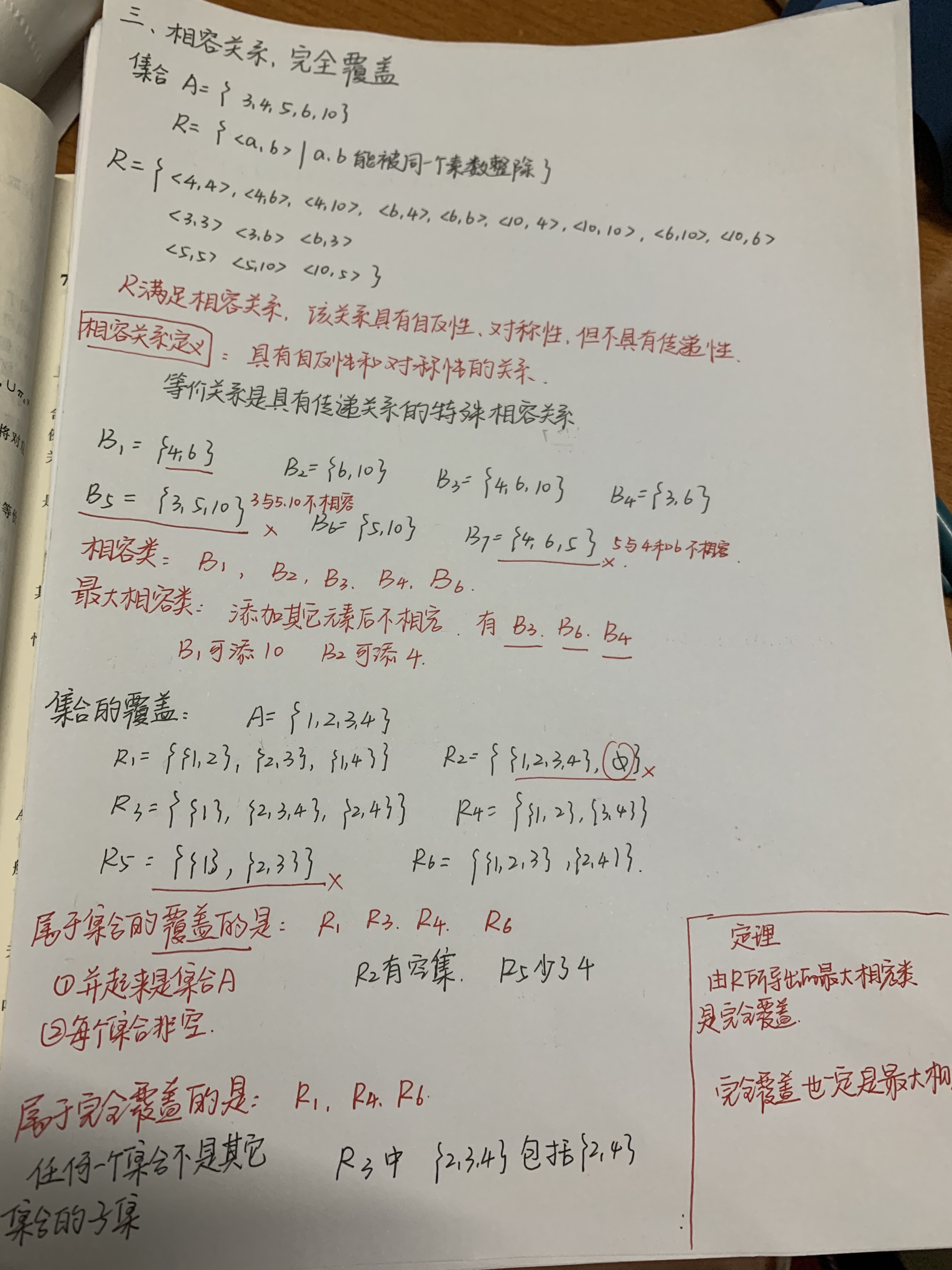 离散数学：等价关系与集合覆盖离散数学覆盖 Csdn博客
