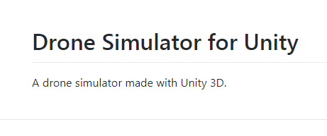 Unity无人机仿真github项目-CSDN博客
