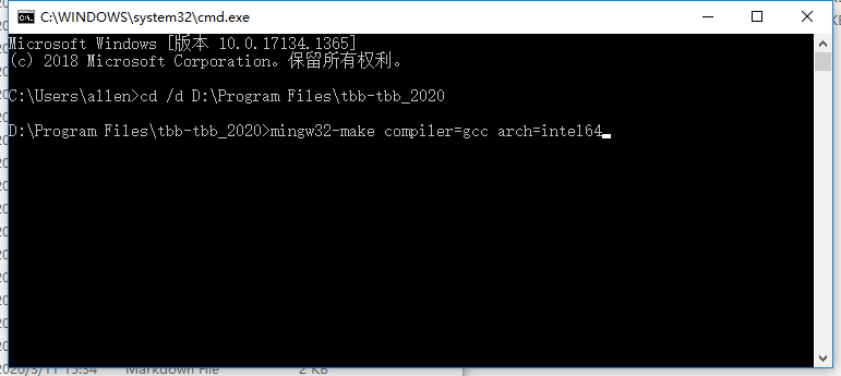 Win10+mingw64条件下编译和使用TBB（环境变量太神奇了！）_windows gcc tbb-CSDN博客