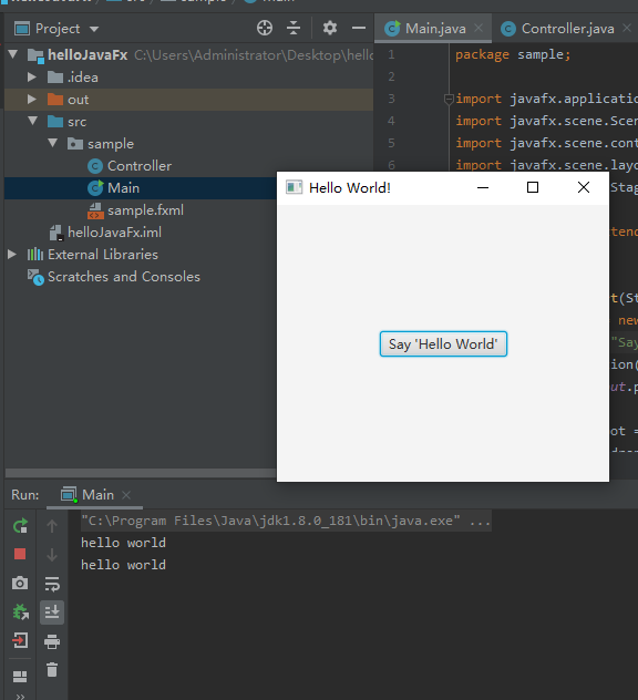 JavaFX- 1.2 JavaFX起步:简单示例应用（一）创建应用_每一个javafx主类-CSDN博客