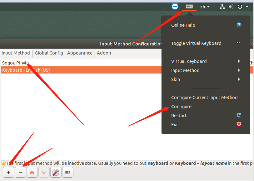 解决ubuntu 18.04安装搜狗输入法 在fcitx的add input method不显示_fcitx kanbudao sougou-CSDN博客