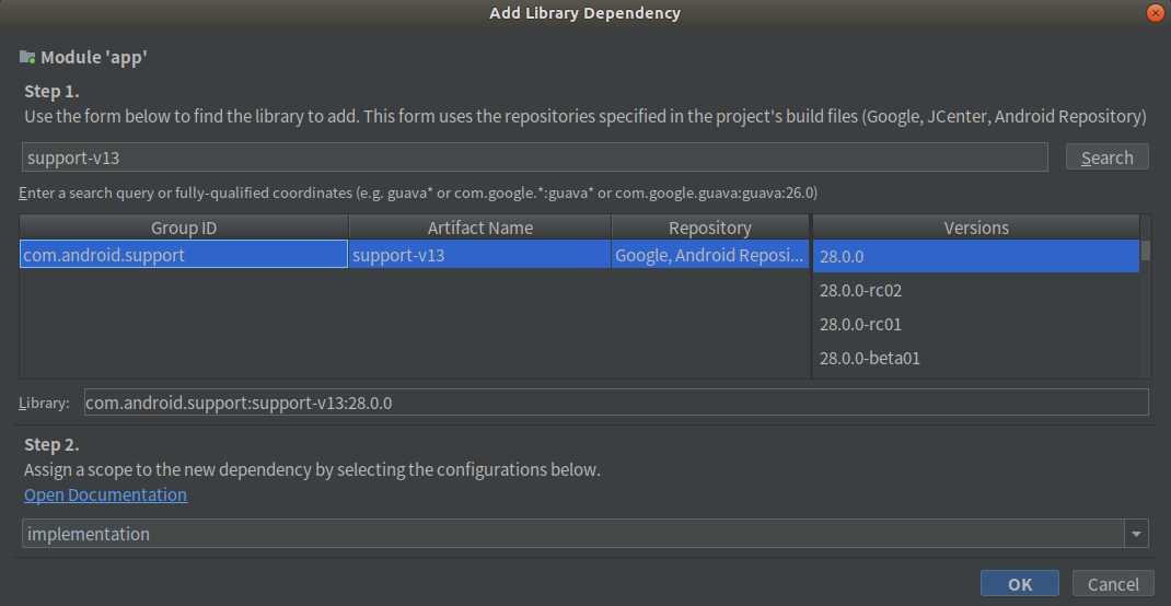 Android Studio导入appcompat-v4、appcompat-v7和appcompat-v13包_import android.support.v4.app ...