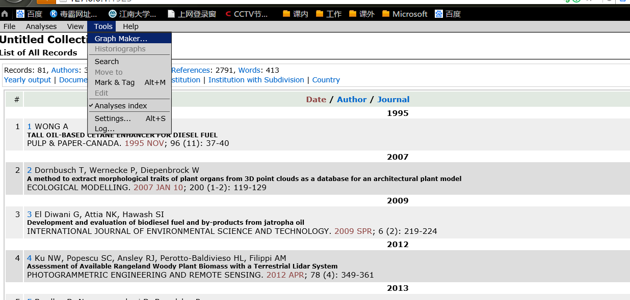 HistCite Pro2.1学习_histcite pro 2.1-CSDN博客