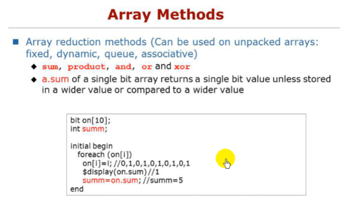 Systemverilog语言（4） Data Types22systemverilog数组内建函数 Csdn博客