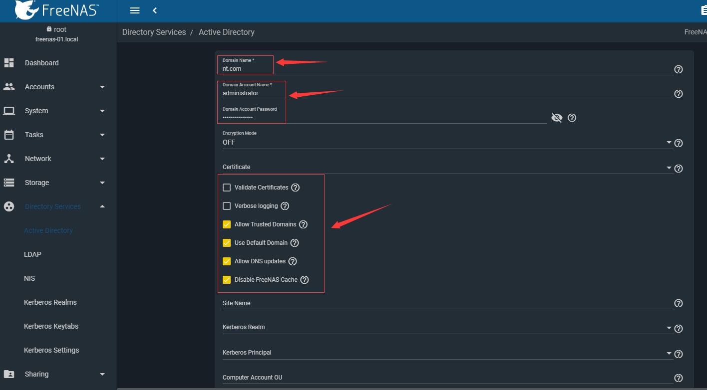 FreeNAS加入AD域实现账号同步_truenas 同步域账户-CSDN博客