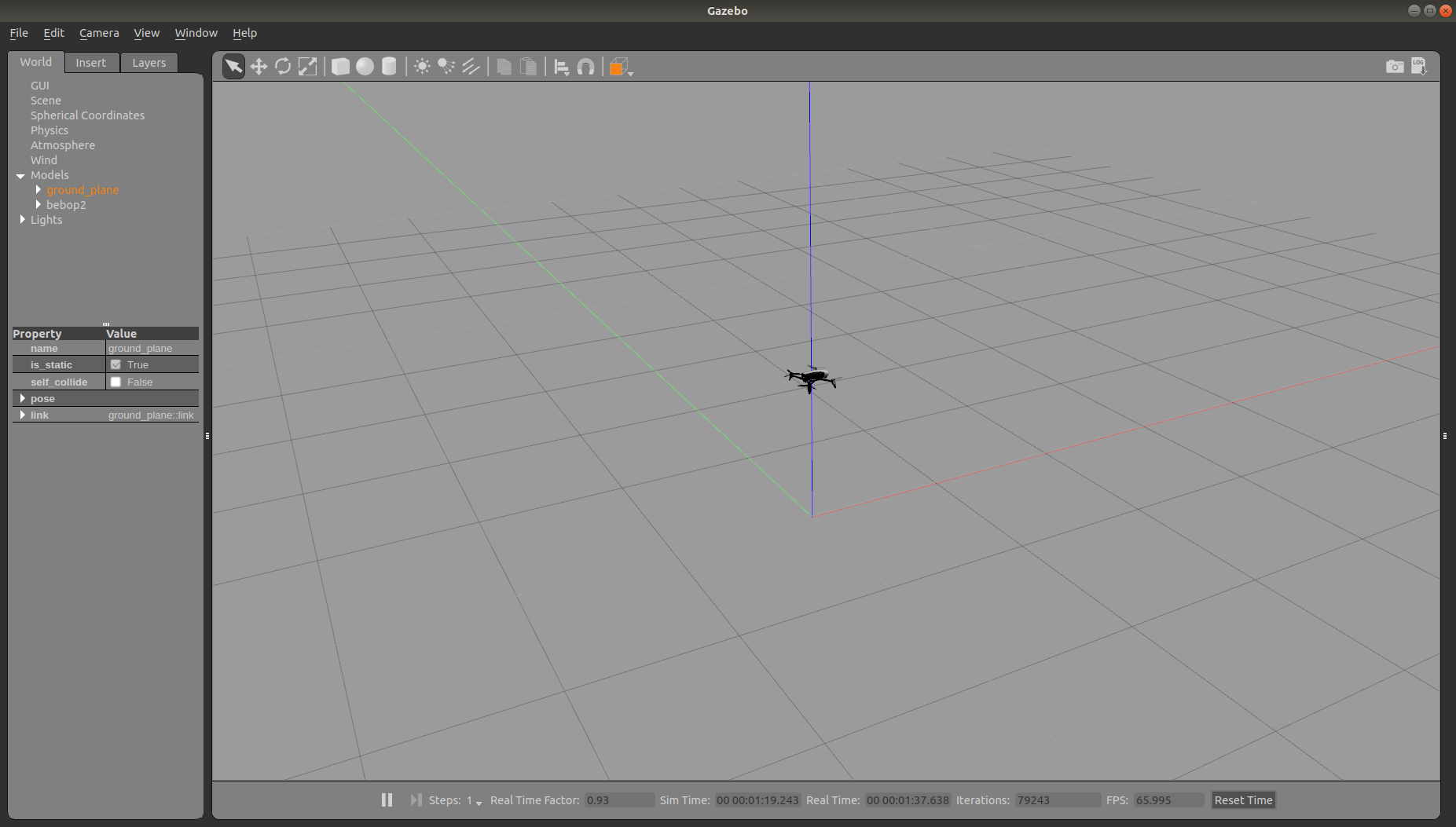 ROS + Parrot-Sphinx进行Bebop无人机仿真-CSDN博客