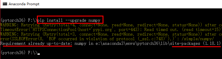 ValueError: numpy.ufunc size changed, may indicate binary incompatibility. Expected 216 fro m C ...