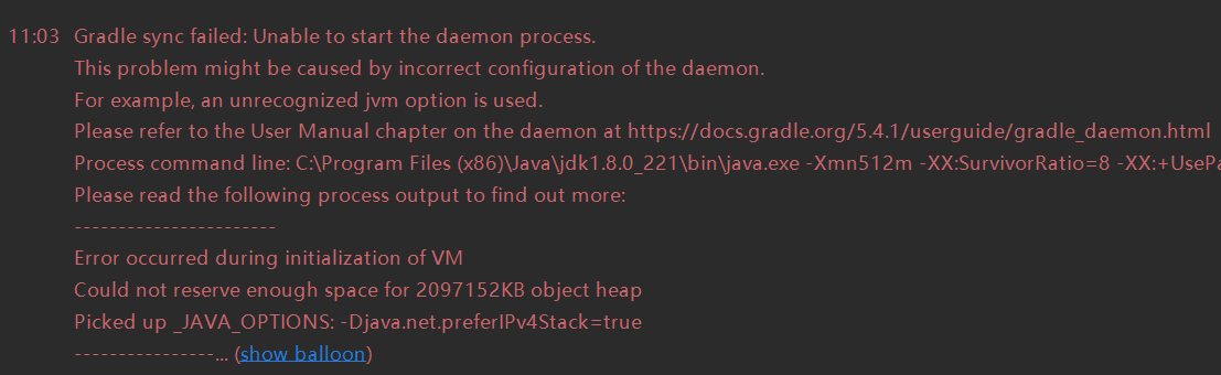 Gradle sync failed: Unable to start the daemon process._gradle无法启动daemon进程-CSDN博客