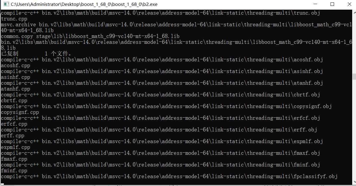 解决“LNK1104 cannot open file 'libboost_thread-vc140-mt-gd-x64-1_68.lib'”_lnk110: cannot open file ...