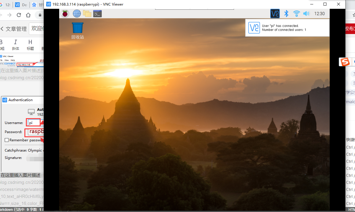 电脑、手机和iPad通过VNC Viewer连接树莓派4_vnc viewer平板怎么安装-CSDN博客