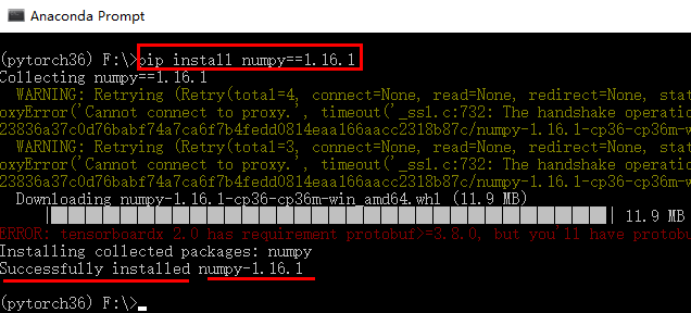 ValueError: numpy.ufunc size changed, may indicate binary incompatibility. Expected 216 fro m C ...