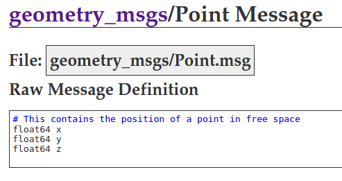 ROS:geometry_msgs中 Point32 , Point ，PointStamped 的定义和转换_ros point32-CSDN博客