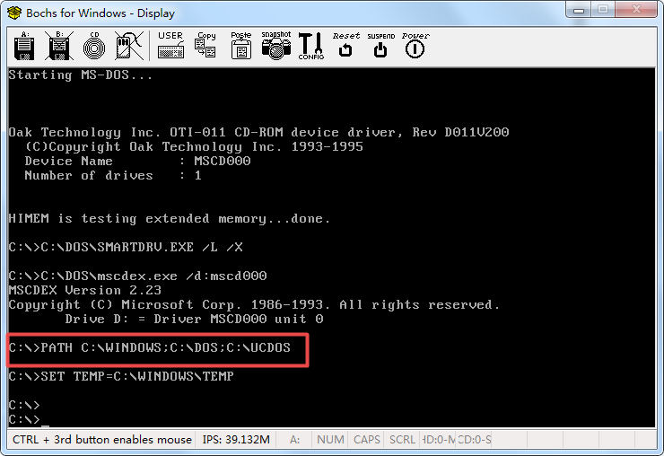 虚拟机 Bochs新版本试用DOS、UCDOS、Win3.2 -- Bochs 2.6.11于2020年1月5日发布！_winucdos-CSDN博客