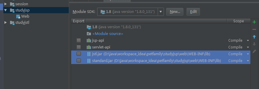 解决iIntelliJ IDEA导入jstl后，jsp中taglib指令无法自动添加uri地址_idea jsp taglib-CSDN博客