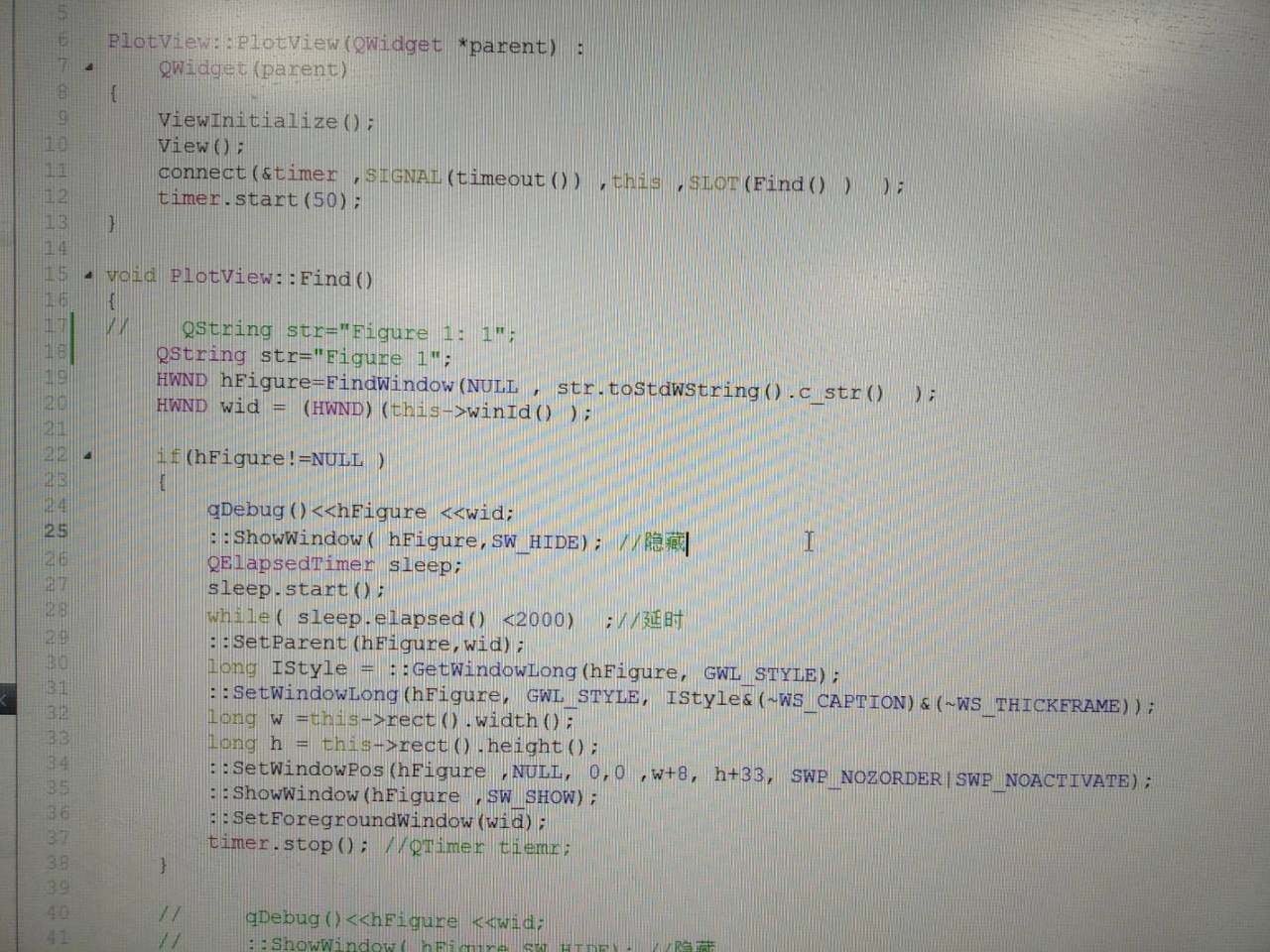 Qt5.3.2_msvc call of figure drawing matlab2016b - Programmer Sought