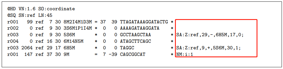 【bioinfo】sam文件可选区域字段(Optional Feild)含义_sam格式 sa-CSDN博客