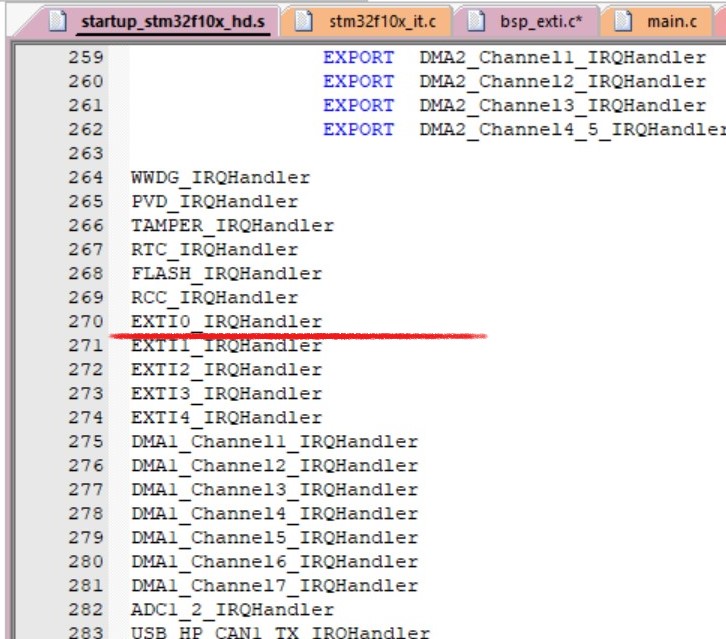 STM32 EXTI外部中断小结_外部中断与输入源之间的关系-CSDN博客
