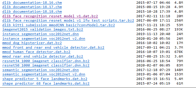 dlib软件及模型文件下载_dlib官网下载预训练模型-CSDN博客