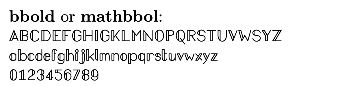 [LaTeX] [数学符号] \mathbb{1}的各种替代方案：解决在 LaTeX 中输入黑板粗体的数字_latex mathbb-CSDN博客