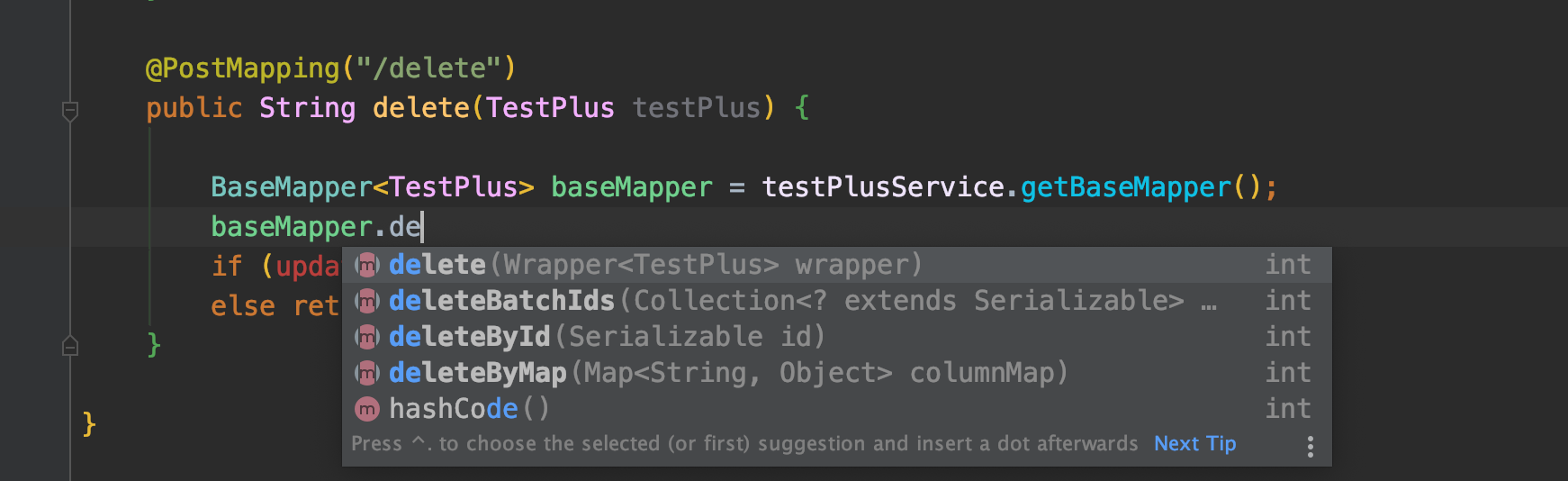 懒猿必备:mybatis-plus3.10实战经验（二）完美CRUD，解放双手_mybatisplus3.1.10-CSDN博客