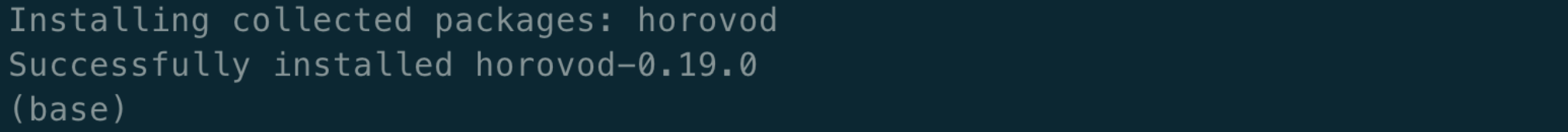 安装horovod_building wheels for collected packages: horovod bu-CSDN博客