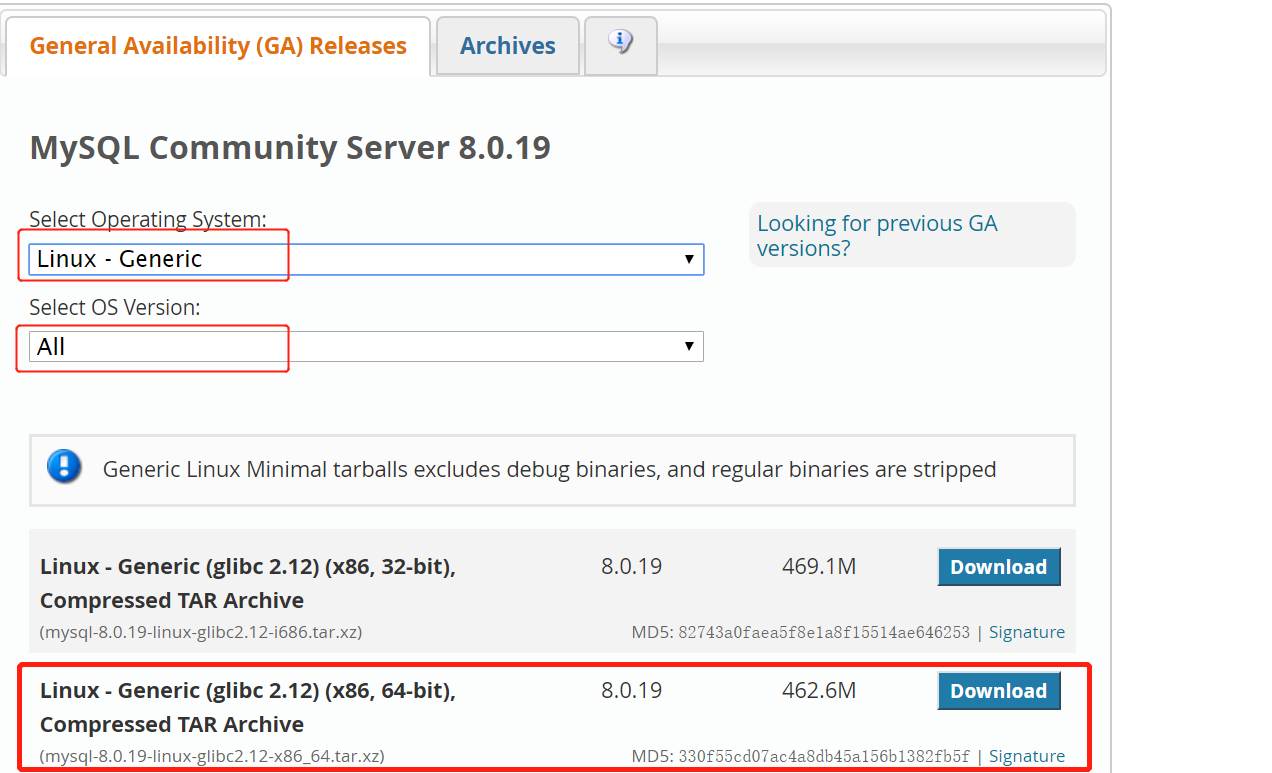 Centos8安装mysql-8.0.19-linux-glibc2.12-x86_64.tar.xz 安装步骤与注意事项_centos8 tar.xz-CSDN博客