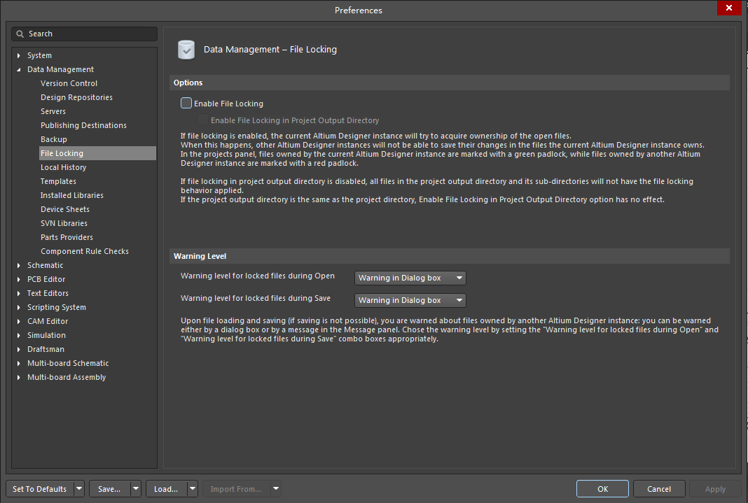 Altium Designer 18中的Data Management–File Locking_altium designer 怎么加密pcb文件-CSDN博客