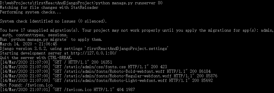 从零开始创建react+Django项目-CSDN博客