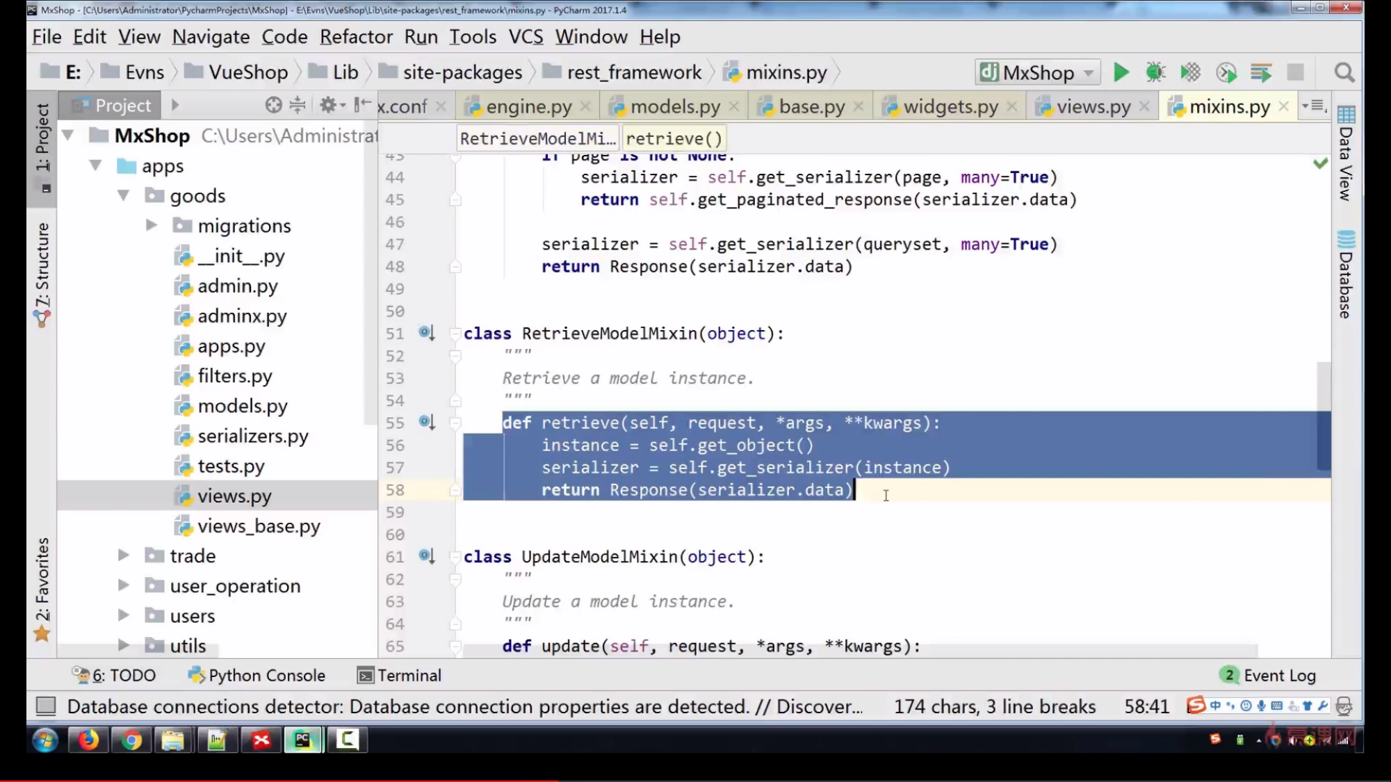 Python 高级编程和异步IO并发编程 --04_10 mixin继承案例-django rest framework_django异步io处理-CSDN博客
